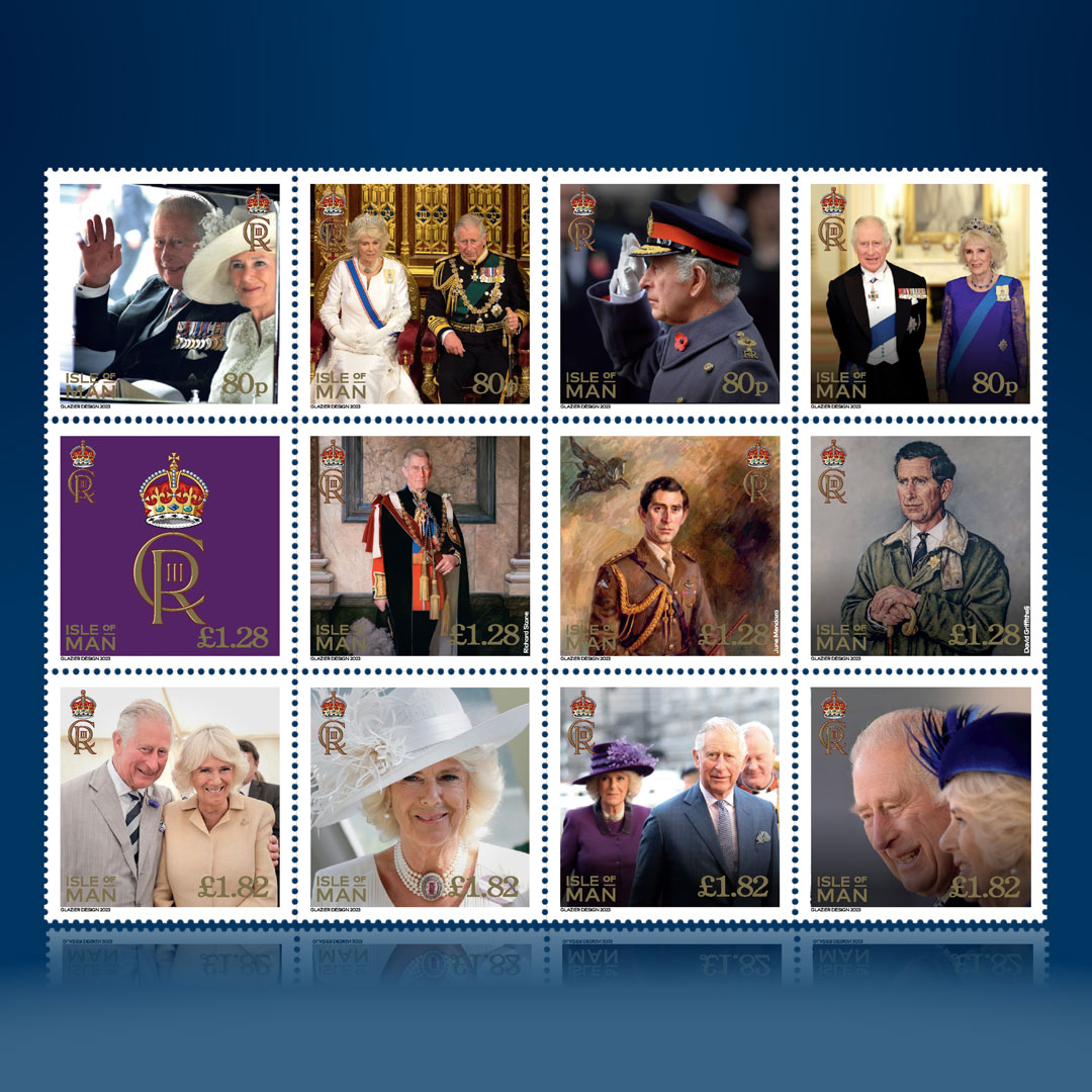 NEW Coronation Stamps issued by the Isle of Man – FIRST LOOK