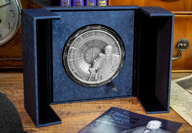 The Spectacular Winston Churchill 8-Layer Silver Kilo Coin - The ...