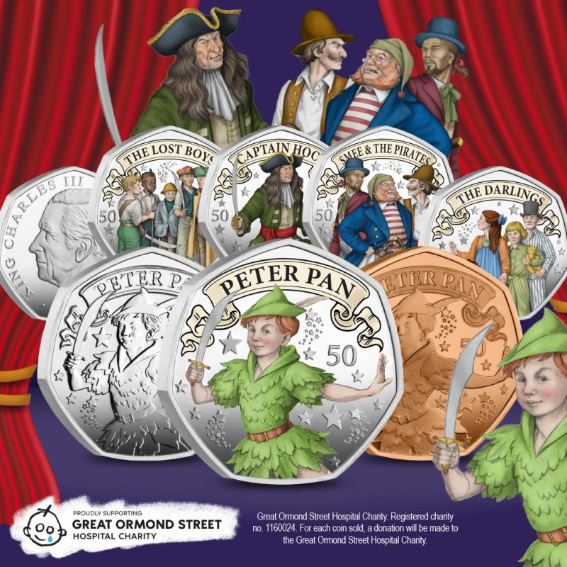 BRAND NEW Peter Pan 50p Coins: The Story So Far - The Westminster ...