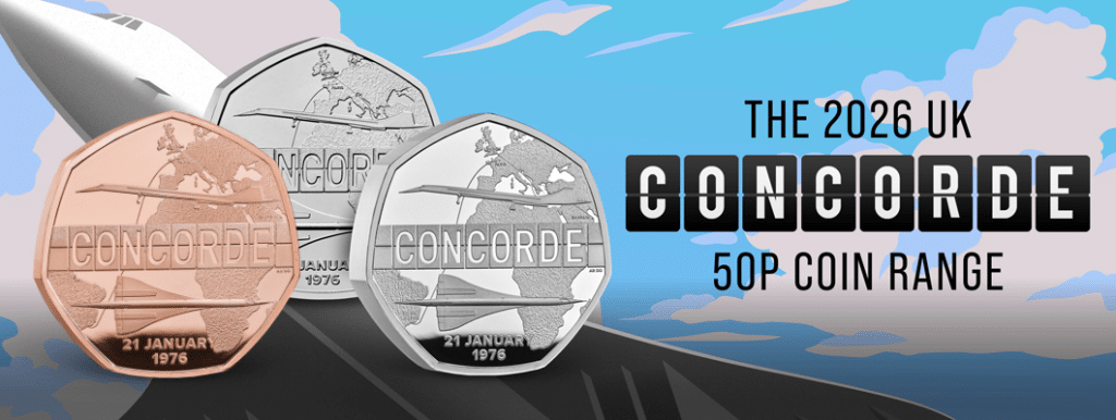Concorde at 50: Celebrating a Supersonic Icon on the UK’s 2026 50p Coin ...
