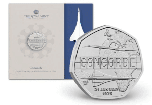 Concorde at 50: Celebrating a Supersonic Icon on the UK’s 2026 50p Coin ...